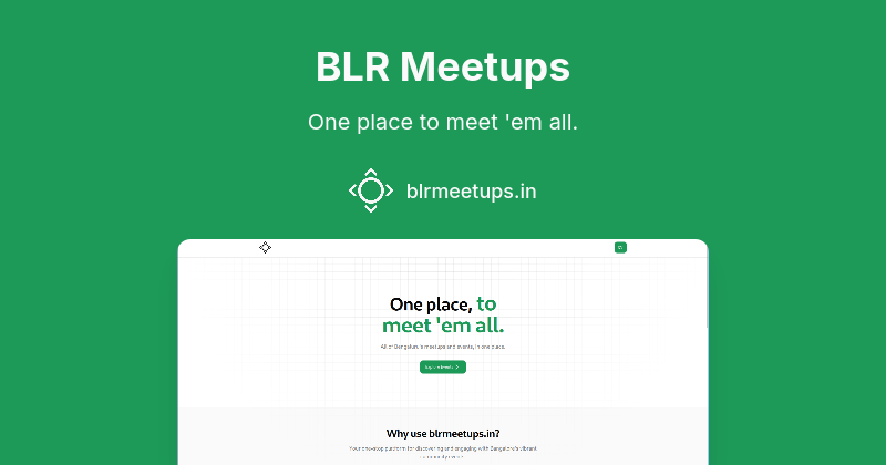BLR Meetups